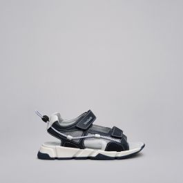 NeroGiardini E033851M Sandali Teens da Ragazzo in Camoscio e Tela